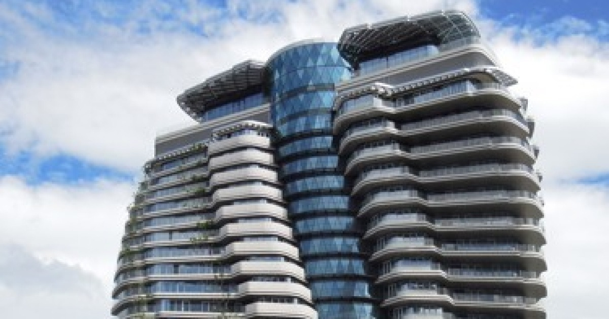 TAIWAN ARCHITECTURE TWISTED BUILDING