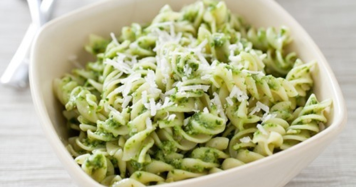 Food Column ATK Pasta with Kale and Sunflower Seed Pesto