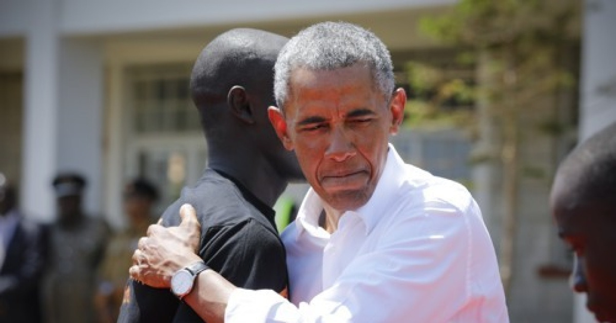 KENYA PEOPLE OBAMA KOGELO VISIT