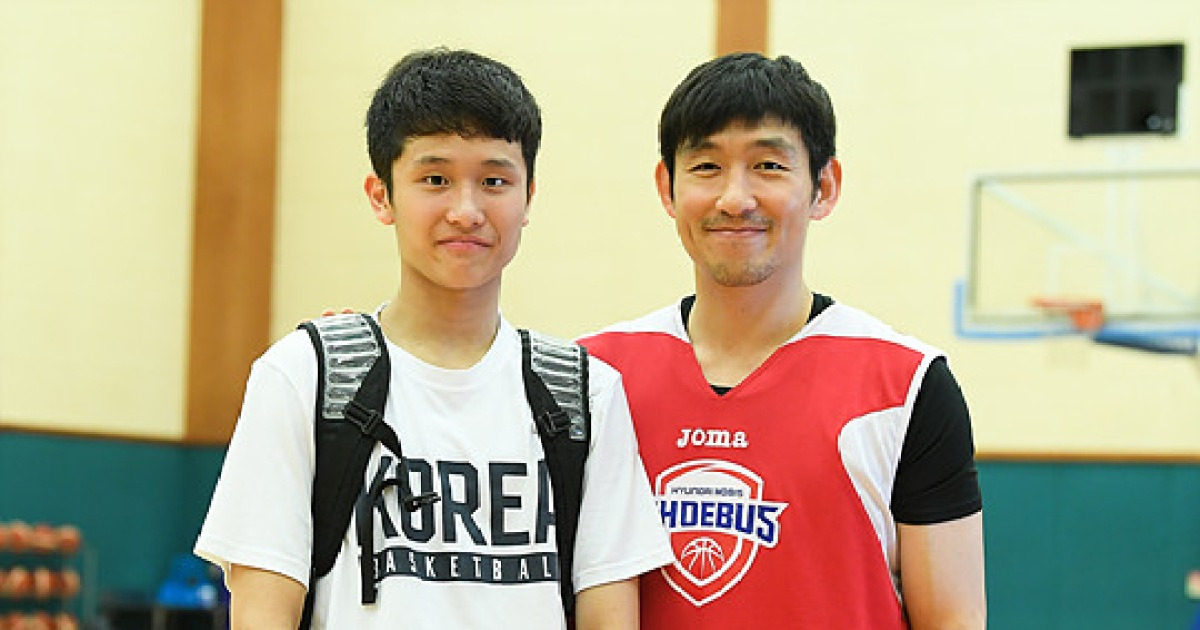 [JB포토화보] 현대모비스와 U18 남자농구대표팀의 연습경기 현장