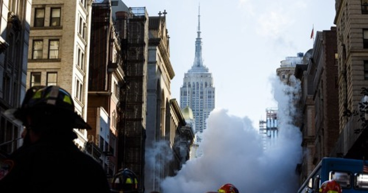 USA NEW YORK STEAM EXPLOSION