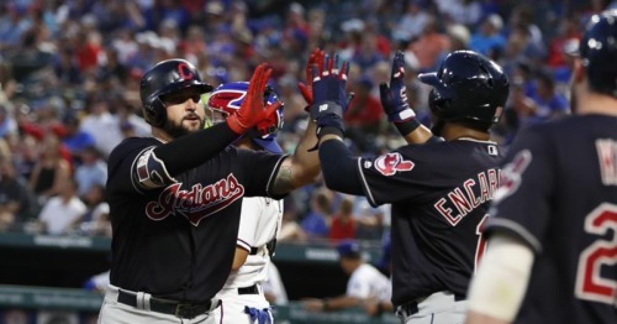 Indians Rangers Baseball