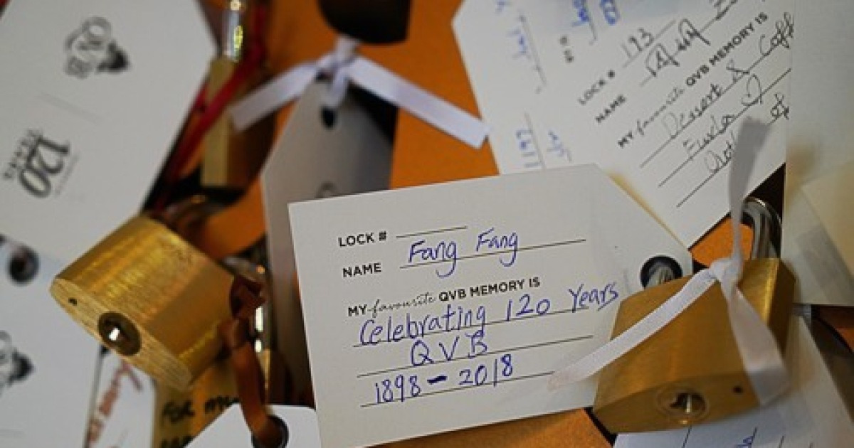 AUSTRALIA QVB BIRTHDAY MEMORY LOCKS