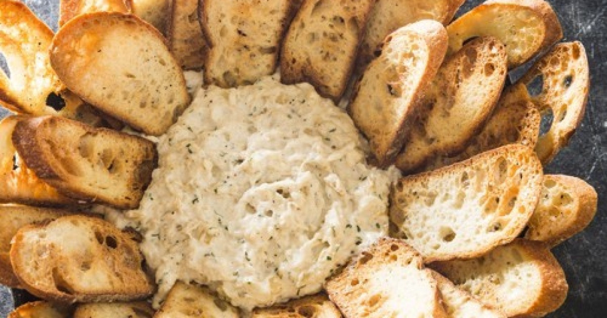 Food Column ATK Baked Crab Dip with Crostini