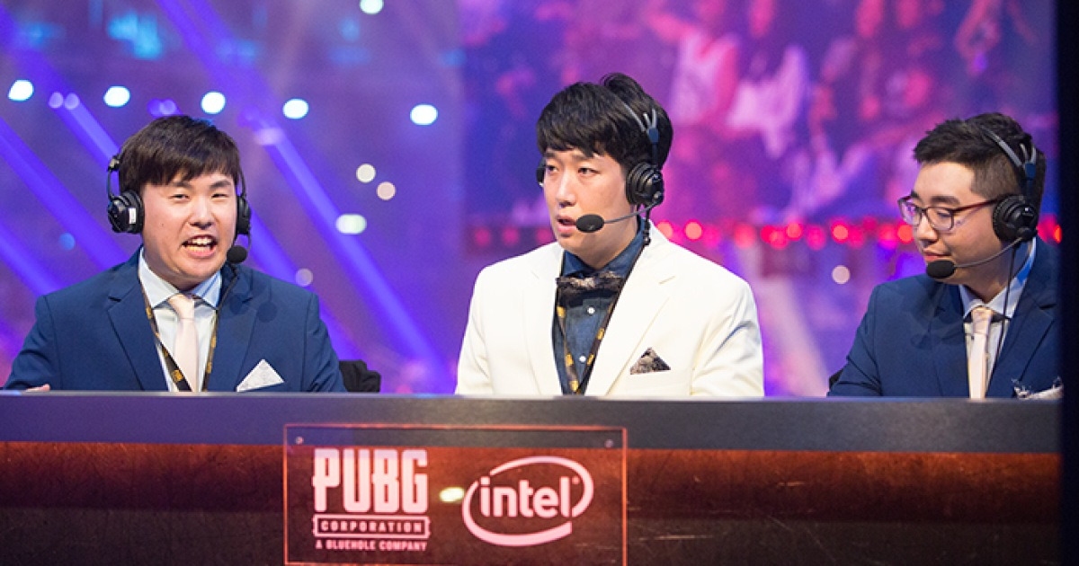 [포토] PGI 2018 해설하는 김지수-박상현-나형기 중계진
