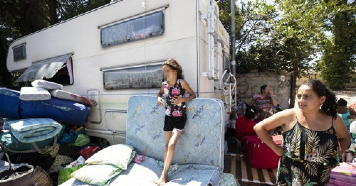 ITALY ROMA CAMP CLEARING