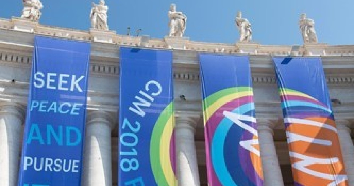VATICAN CITY PEACE BANNERS