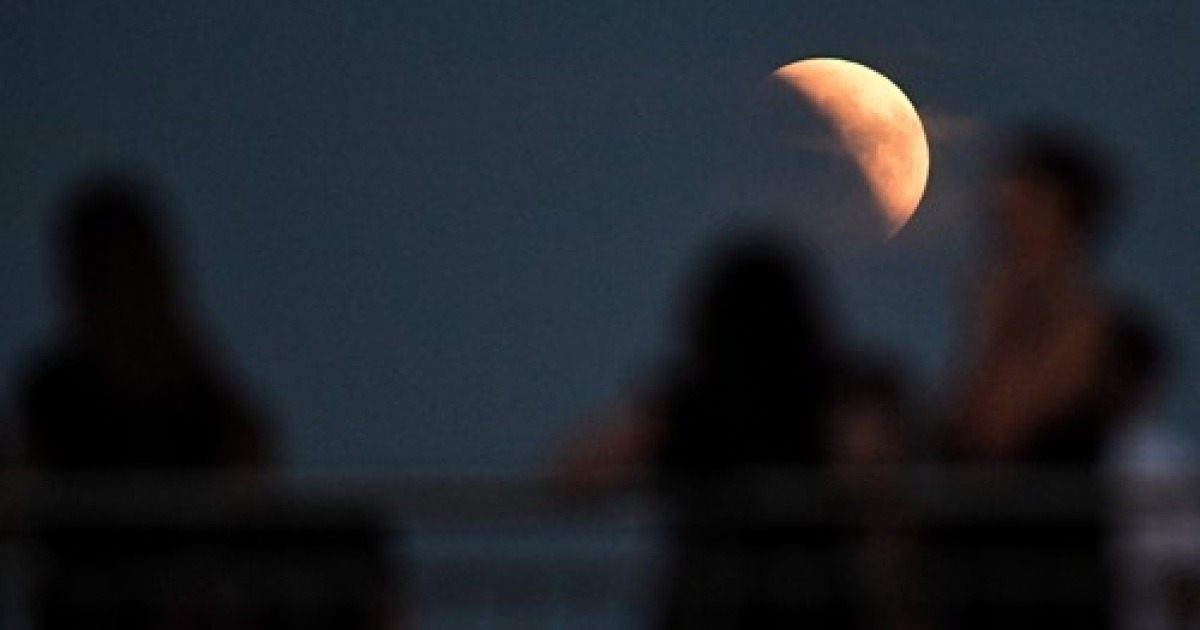 POLAND WARSAW LUNAR ECLIPSE