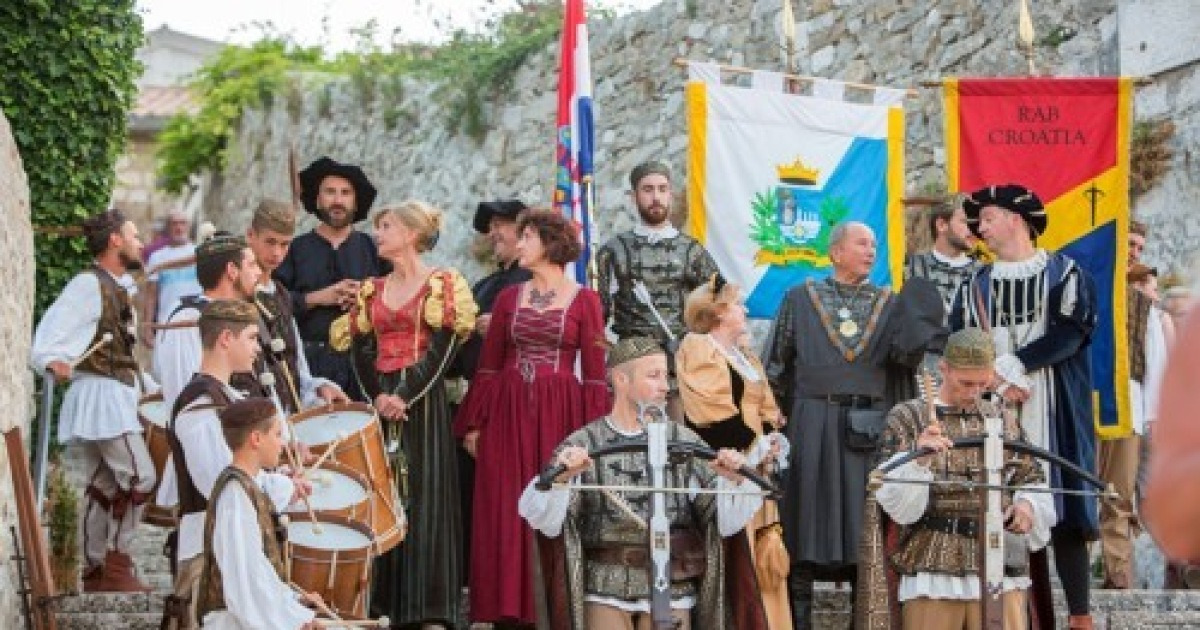 CROATIA-RAB ISLAND-RABSKA FJERA-MEDIEVAL FAIR