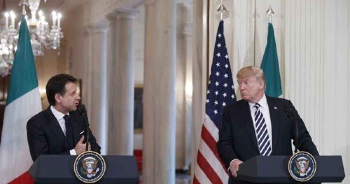 USA ITALY TRUMP CONTE