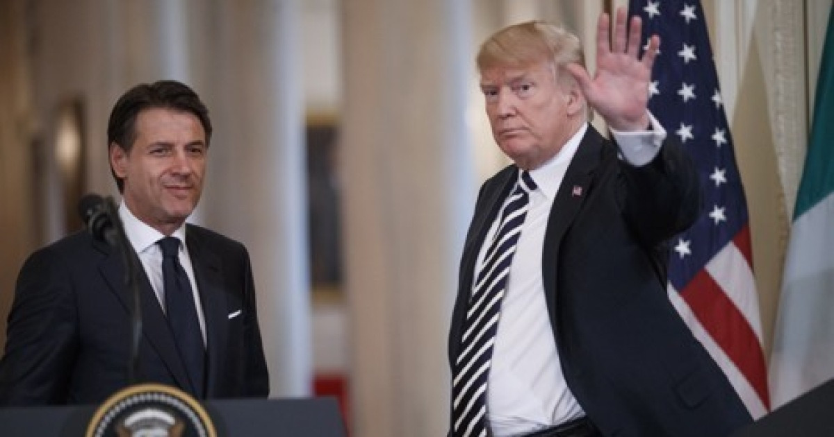 USA ITALY TRUMP CONTE