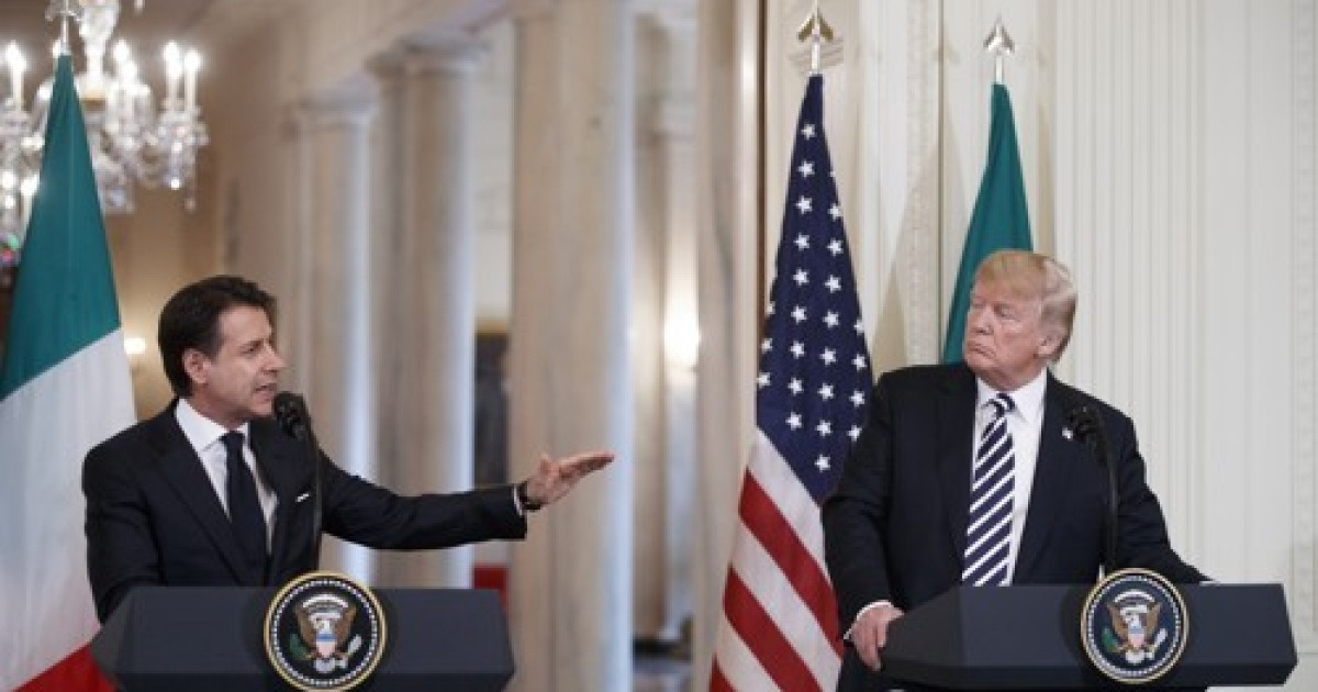 USA ITALY TRUMP CONTE