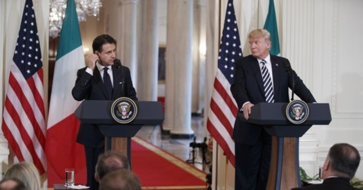 USA ITALY TRUMP CONTE