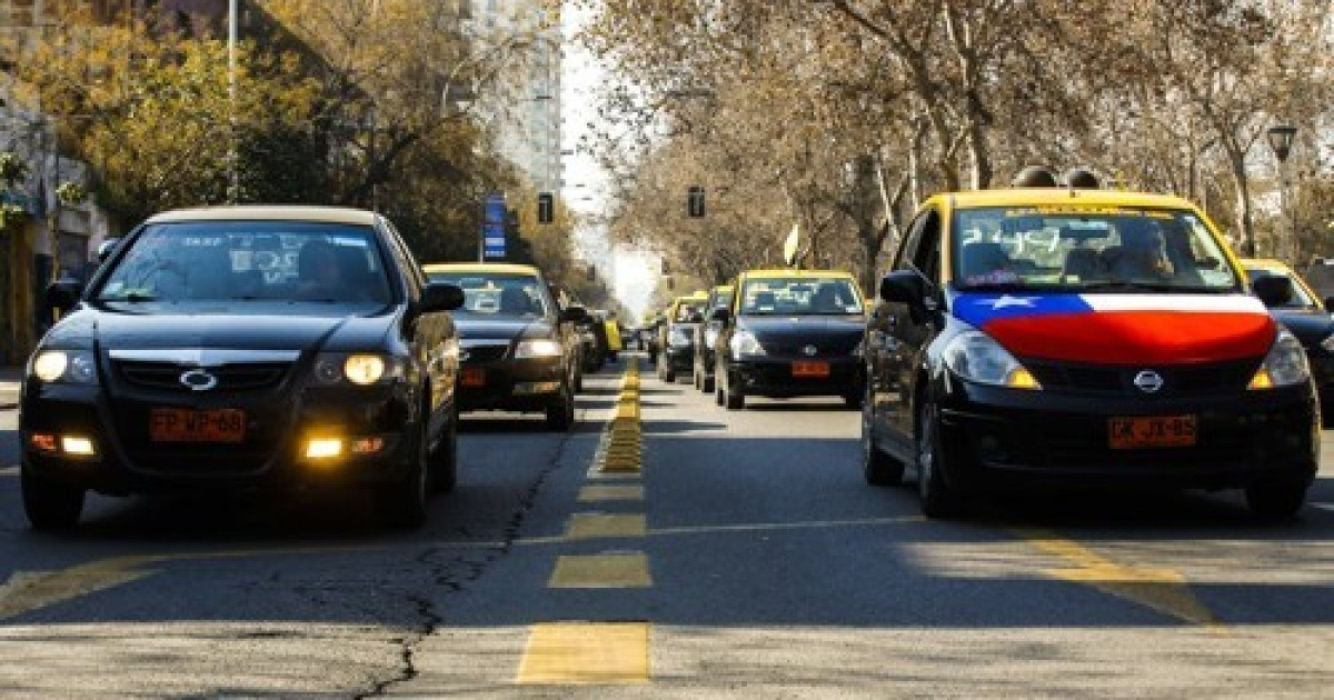 CHILE TAXI PROTEST