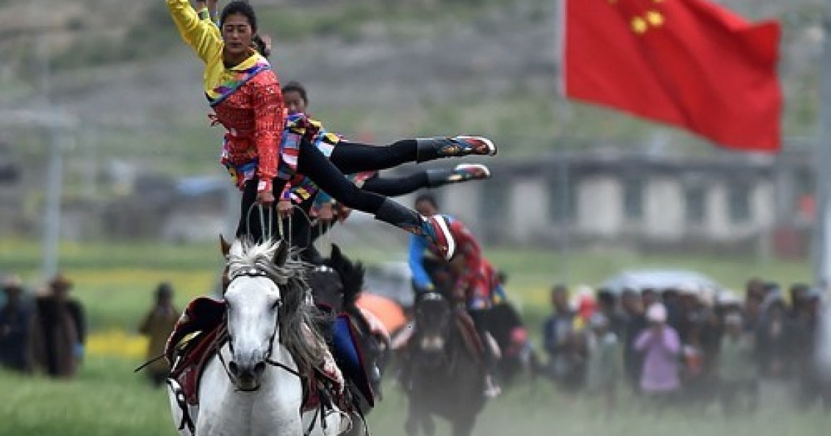 CHINA-TIBET-EQUESTRIANISM (CN)
