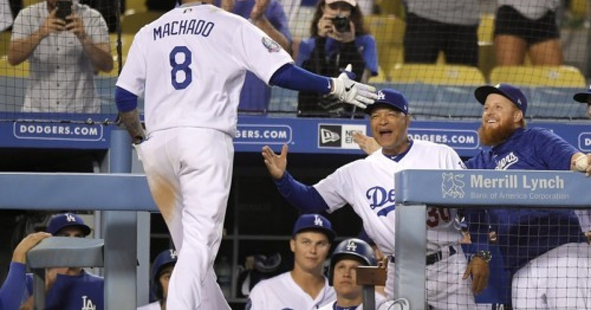 Brewers Dodgers Baseball