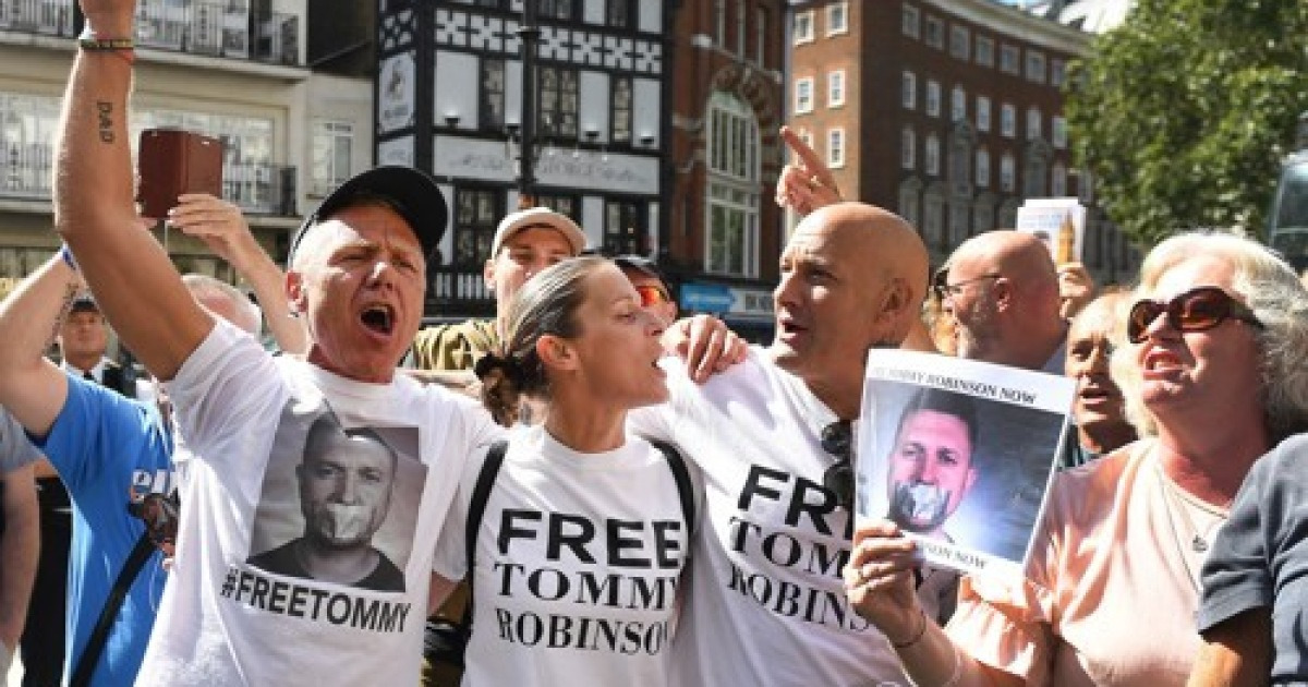 BRITAIN POLITICS TOMMY ROBINSON RELEASE