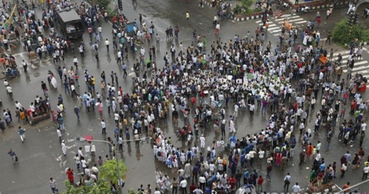 BANGLADESH TRAFFIC PROTESTS