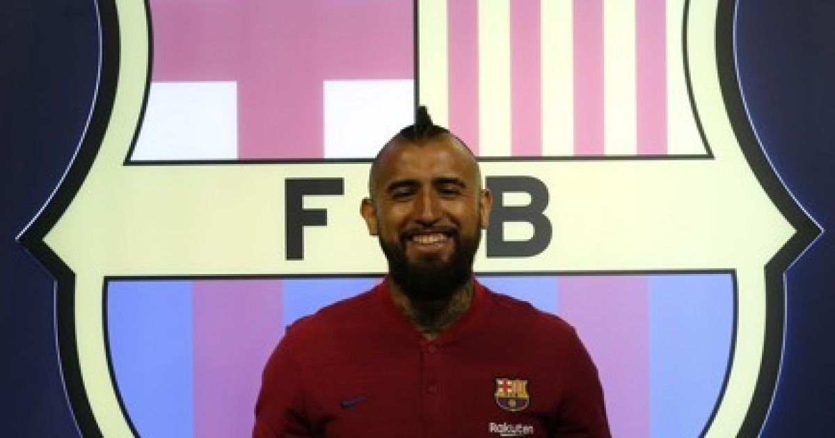 Spain Soccer Barcelona Vidal