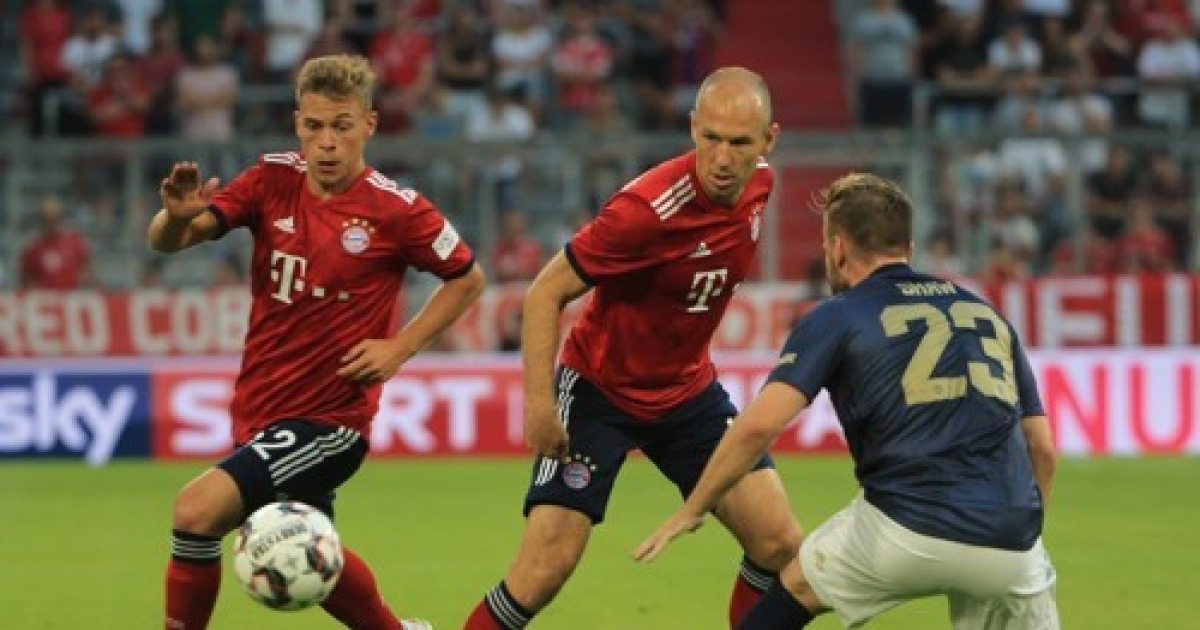 (SP)GERMANY-MUNICH-SOCCER-FRIENDLY-BAYERN MUNICH VS MANCHESTER UNITED