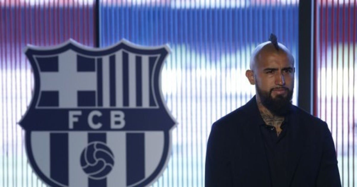 Spain Soccer Barcelona Vidal