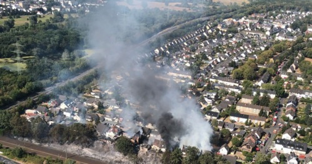 GERMANY FIRE SIEGBURG AFTERMATH