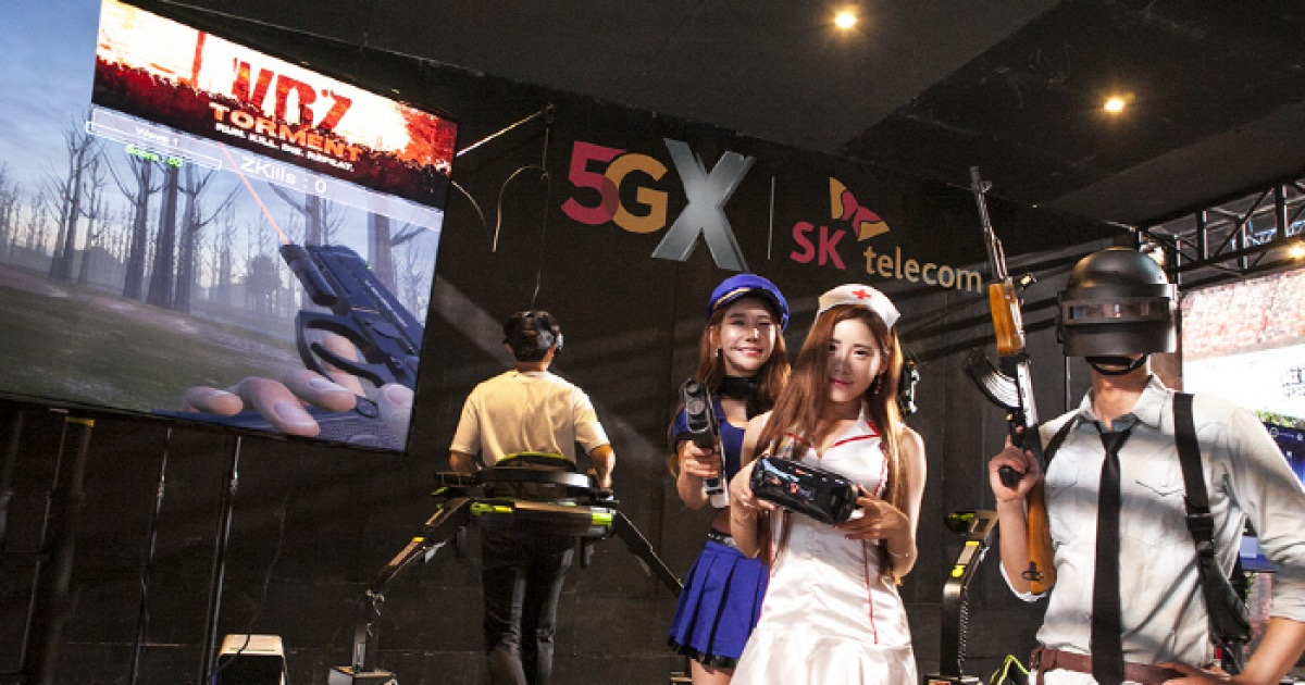 SK텔레콤 '5GX 게임 페스티벌' 일산 킨텍스서 12일까지 열려