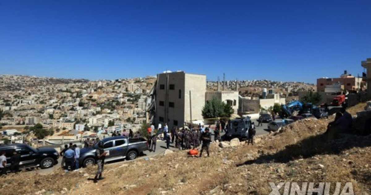 JORDAN-AL SALT-TERROR ATTACK-BUILDING-COLLAPSE