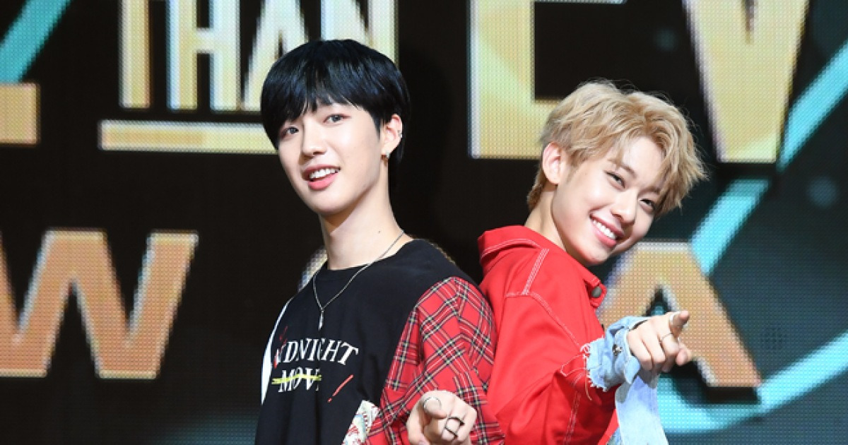 [TD포토] MXM 임영민-김동현 '귀엽게~'