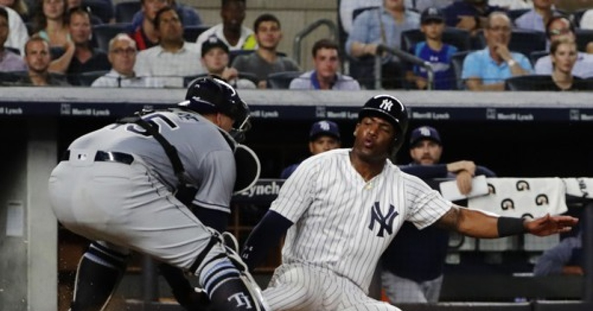 Rays Yankees Baseball