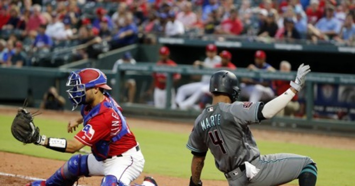 Diamondbacks Rangers Baseball