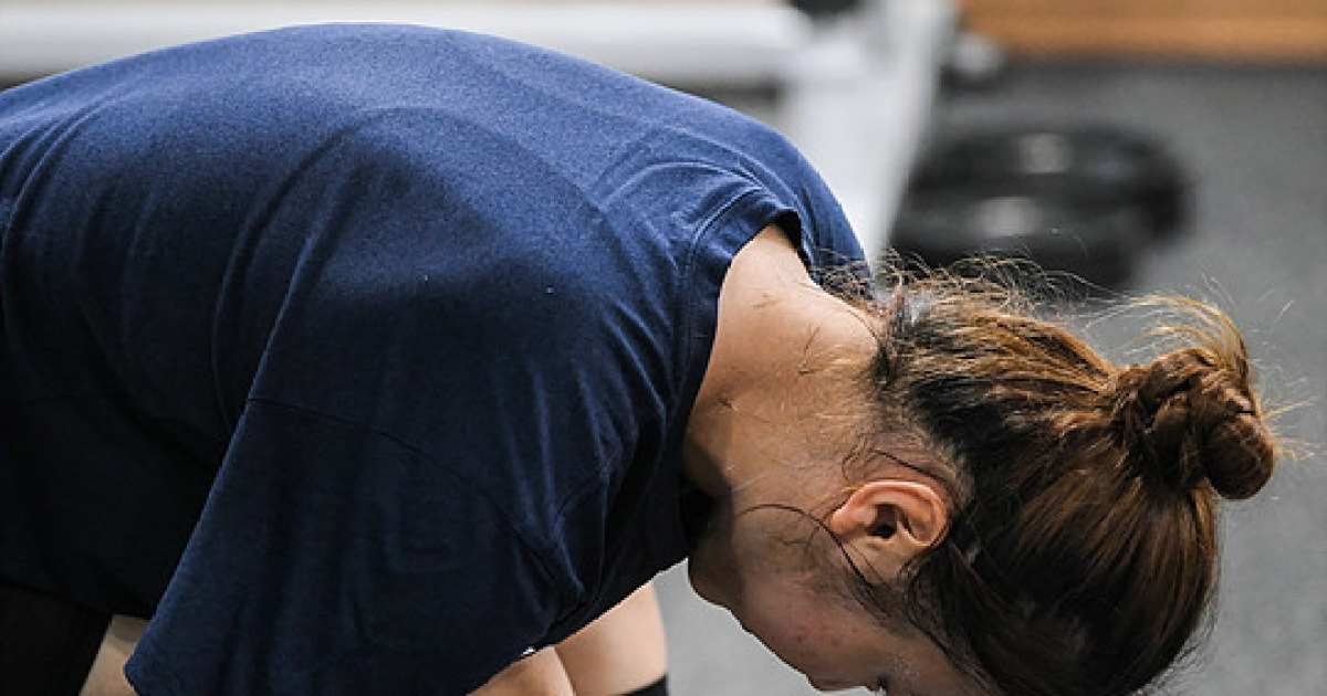 [JB포토] 테이핑 제거하는 3x3 막내 최규희