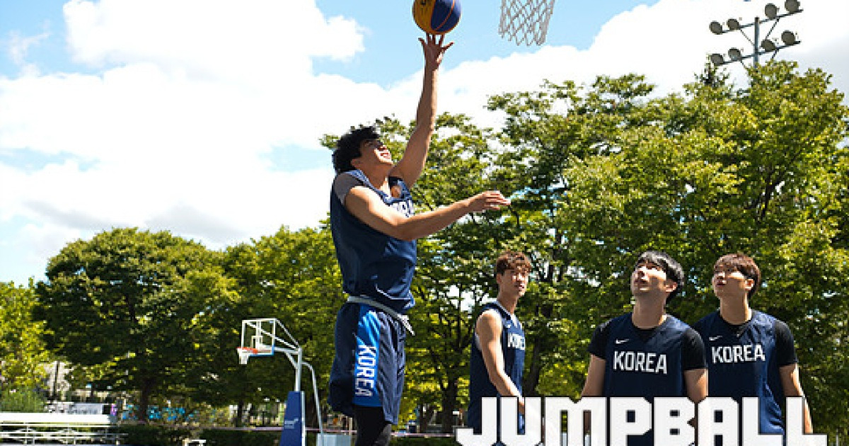 [JB포토] AG 3x3 남자농구대표팀 '무더위에도 훈련 매진'