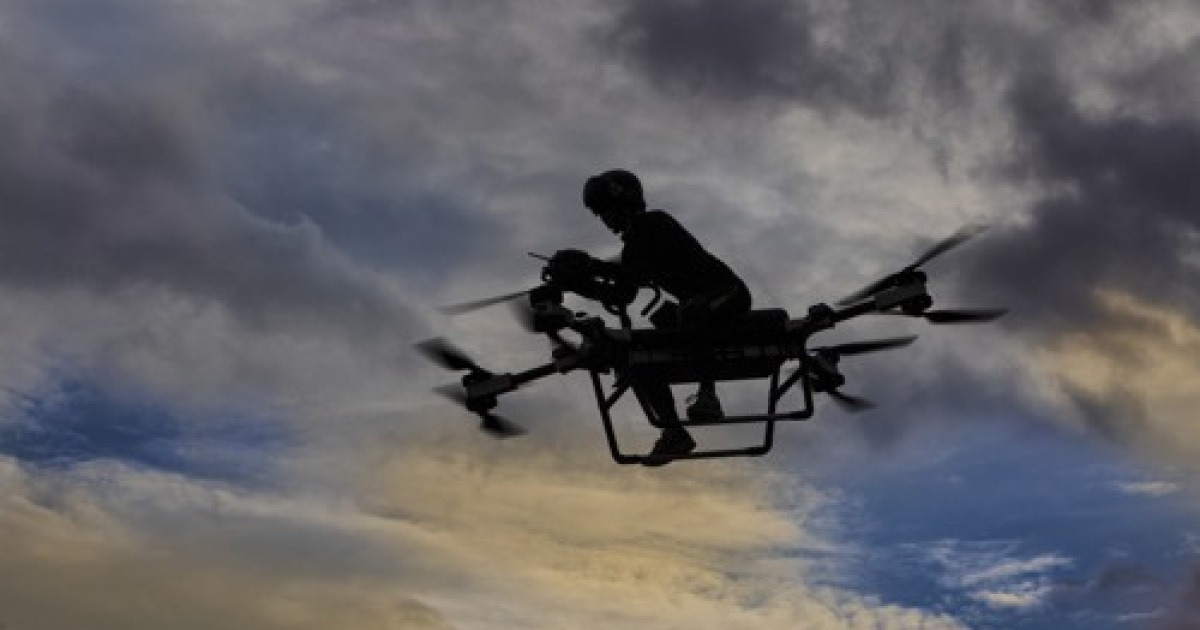 CHINA PHOTO SET FLYING SCOOTER