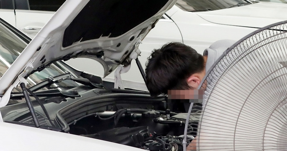 [사진]'화재사고' BMW, EGR 모듈 교체 실시
