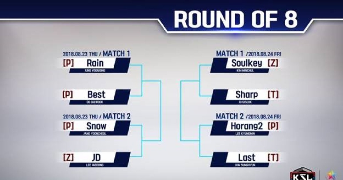 KSL 8강전 돌입.. '폭군' 이제동 활약 관심