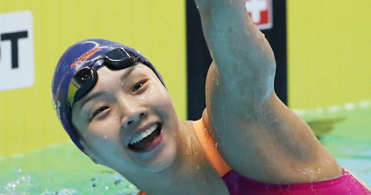 [AG]김서영, 女개인혼영 200m 우승..한국 수영, 8년 만의 金
