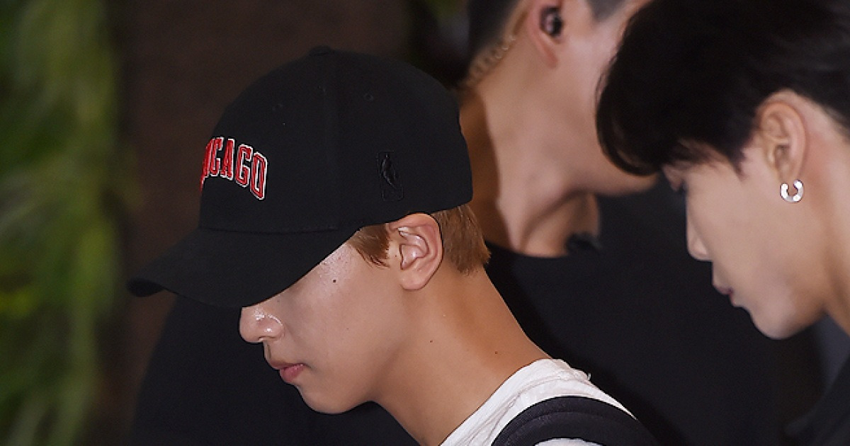 NCT127 해찬 '모자에 가린 카리스마' (공항패션) [포토엔HD]