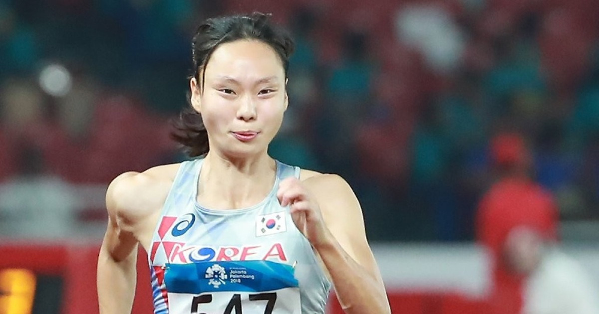 AG 육상 여자 100m 김민지