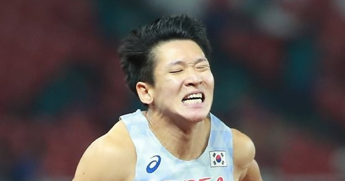 AG 육상 100m 김국영 10초 33