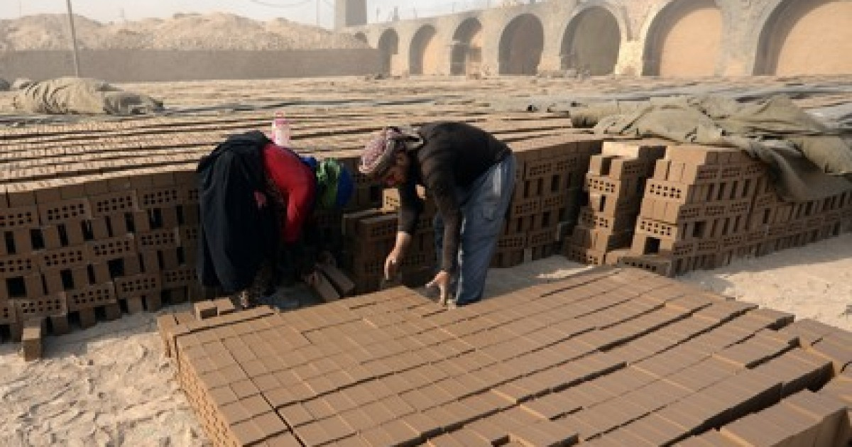 IRAQ BRICK FACTORY WORK BAGHDAD
