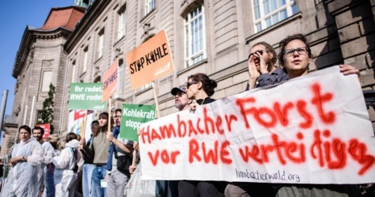 GERMANY PROTEST HAMBACHER FORST