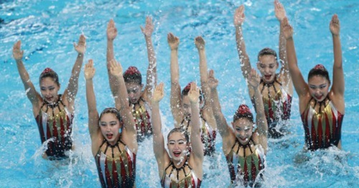 Indonesia Asian Games Synchronized Swimming