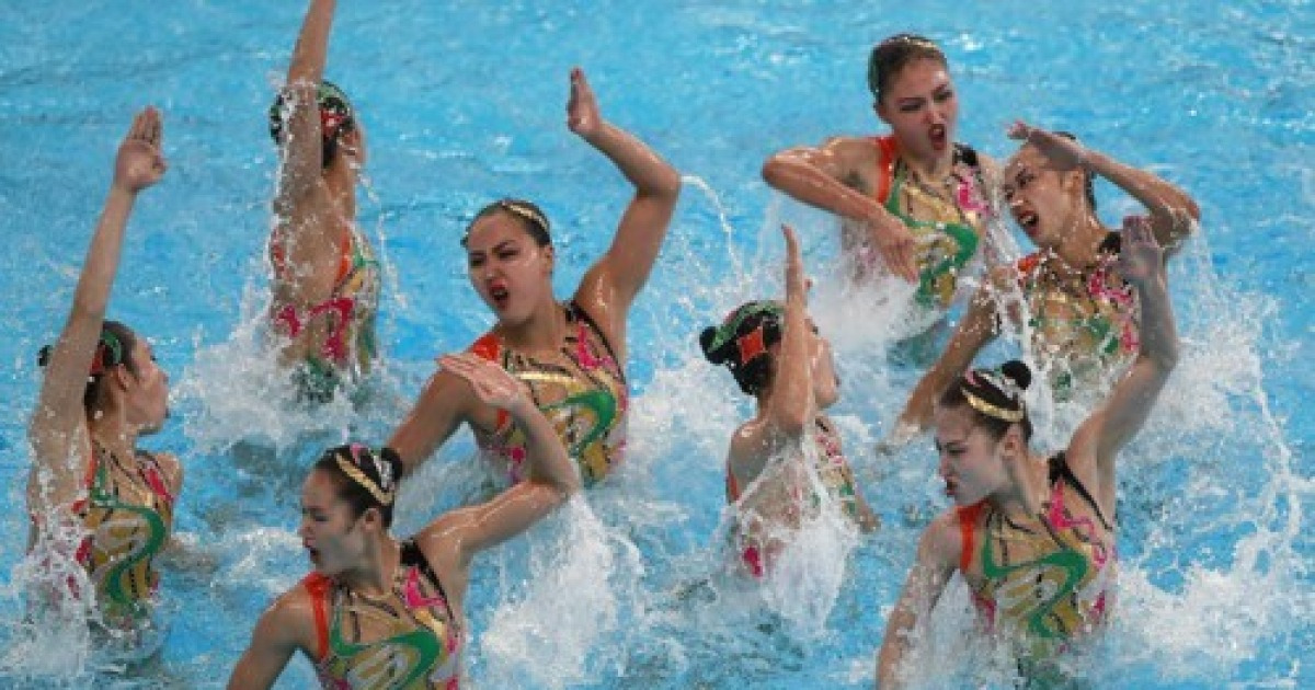 Indonesia Asian Games Synchronized Swimming