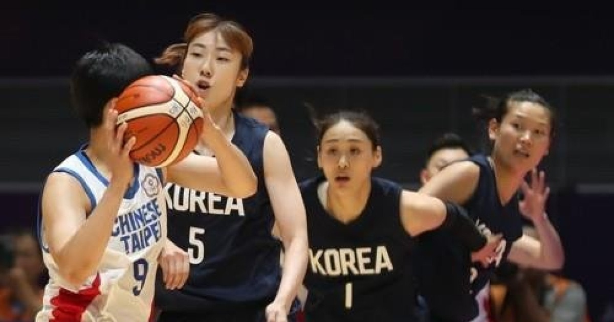 [아시안게임] 여자농구 단일팀 대만 꺾고 결승 진출