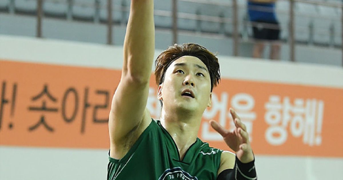 [JB포토] DB 유성호 '18-19 시즌 준비'