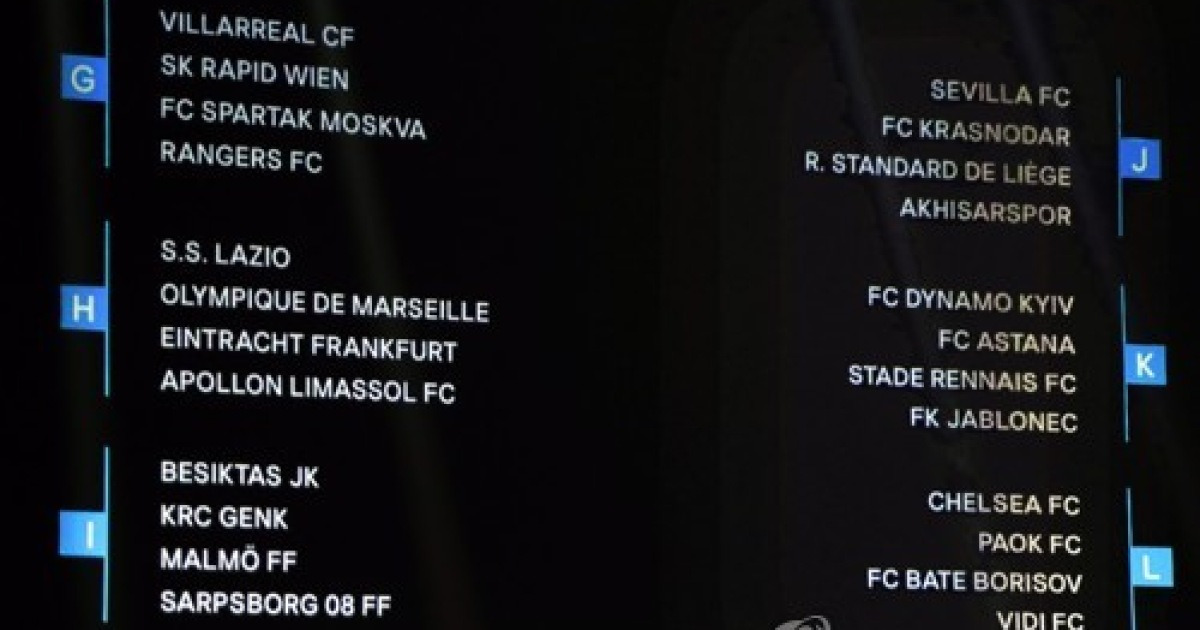 MONACO SOCCER UEFA EUROPA LEAGUE DRAW