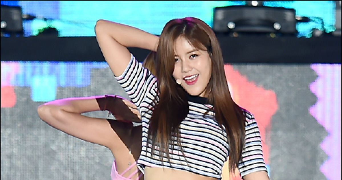 [MD포토] AOA 혜정, '섹시 S라인'