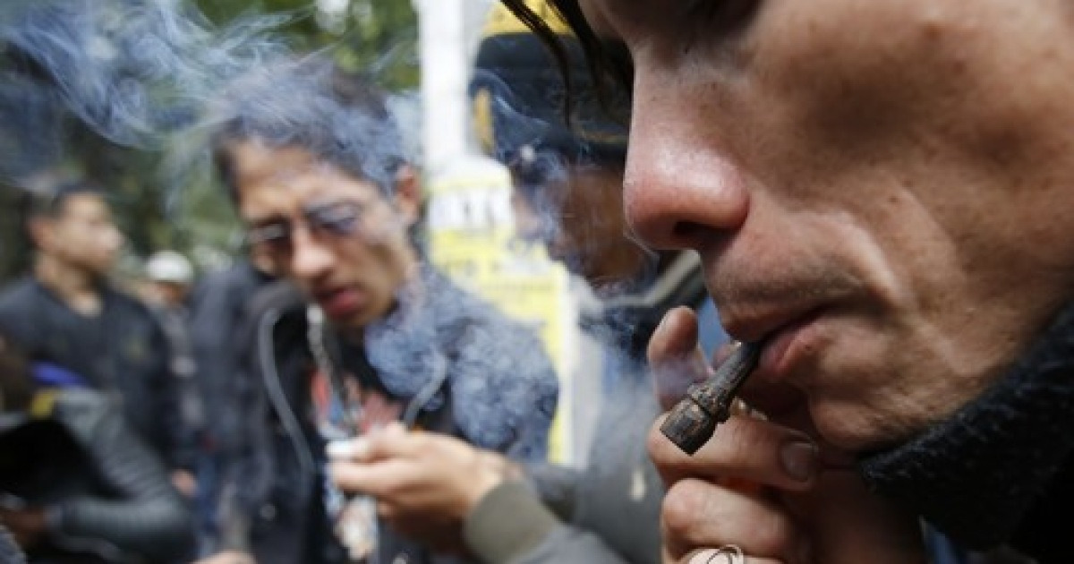 Colombia Marijuana Protest