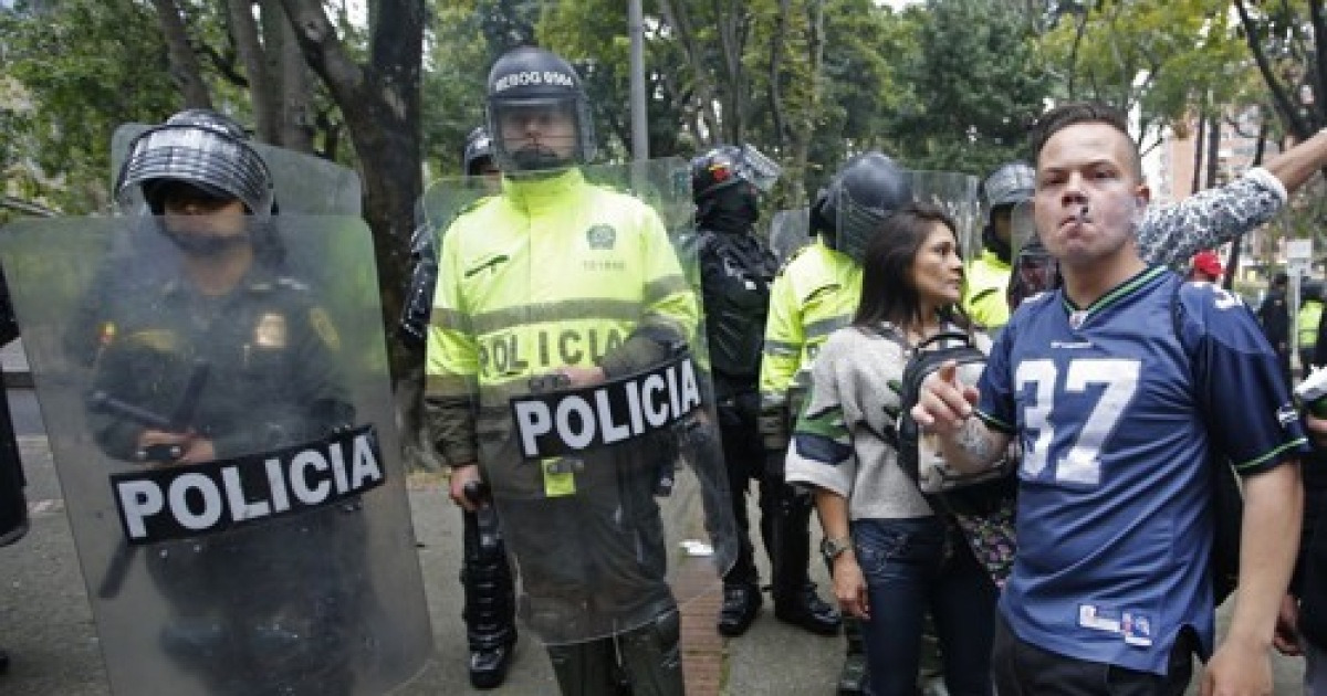 Colombia Marijuana Protest